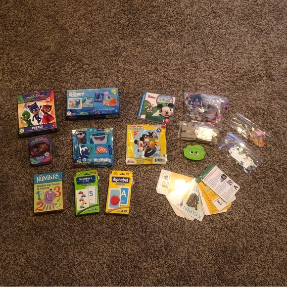 Disney | Toys | Lot Of Educational Kids Games Disney Pj Masks Dory ...